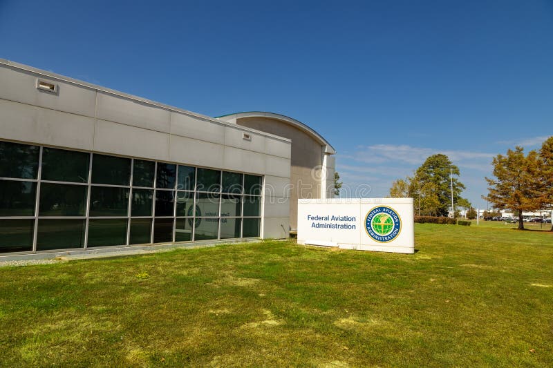 Federal Aviation Administration Sign and Logo at the FAA Office in ...