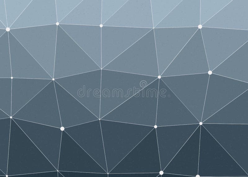 Federal Blue Color Abstract Color Low-Polygones Generative Art ...