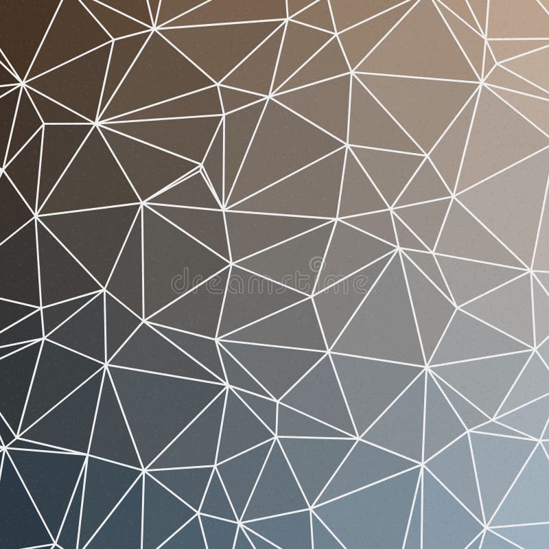 Federal Blue Color Abstract Color Low-Polygones Generative Art ...