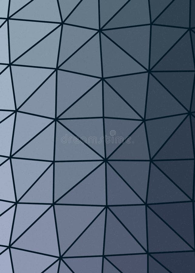 Federal Blue Color Abstract Color Low-Polygones Generative Art ...