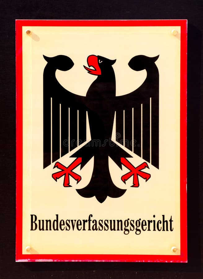 Federal Constitutional Court of Germany Stock Photo - Image of ...
