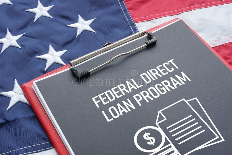 Federal Direct Loan Program is Shown Using the Text Stock Image - Image ...