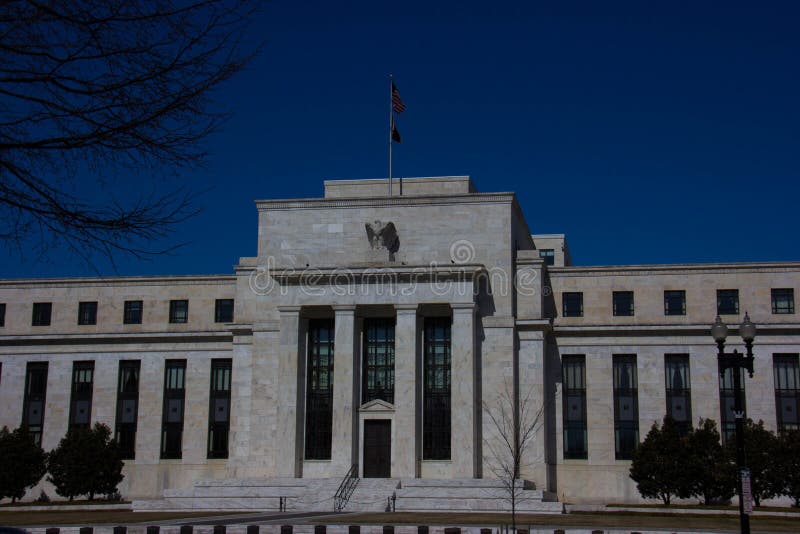 The Federal Reserve Building Stock Photo - Image of monetary ...