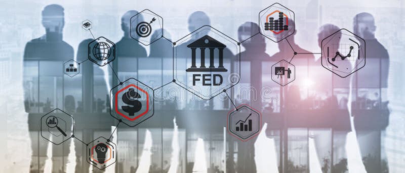 Federal Reserve System. FED. Financial Business Background. Stock Photo ...