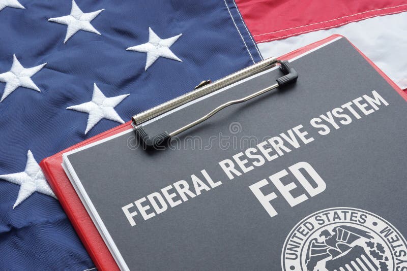 Federal Reserve System FED is Shown Using the Text Stock Photo - Image ...