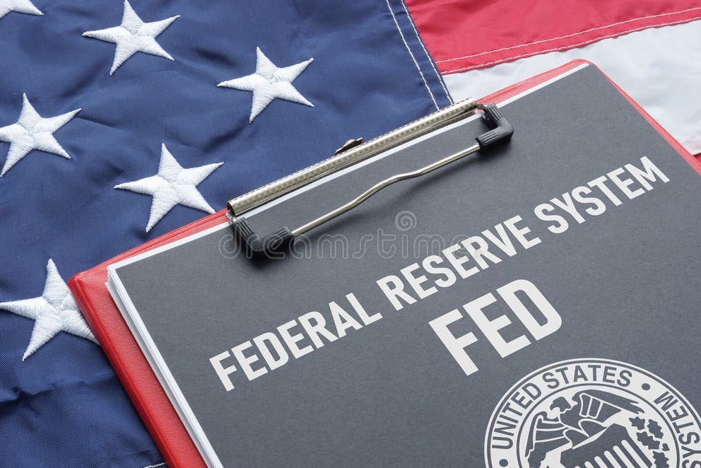 Federal Reserve System FED is Shown Using the Text Stock Photo - Image ...