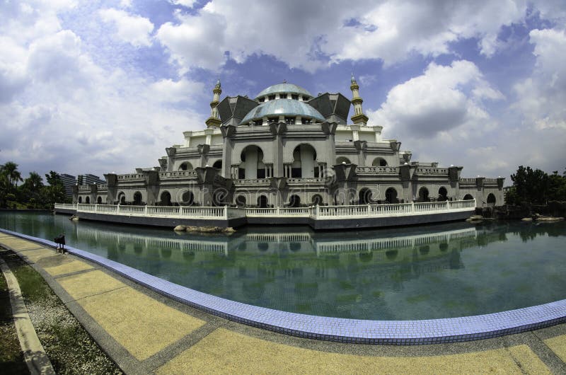 Federal Territory Mosque stock image. Image of architecture - 58734745