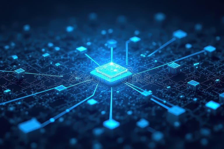 Federated AI Learning Implementation Stock Illustration - Illustration ...