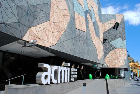 Federation Square and ACMI editorial image. Image of facility - 37655590
