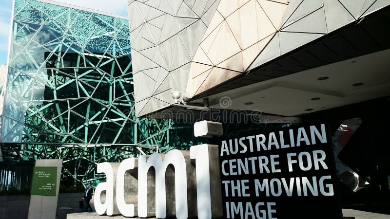 Federation Square.Melbourne City Editorial Stock Photo - Image of ...