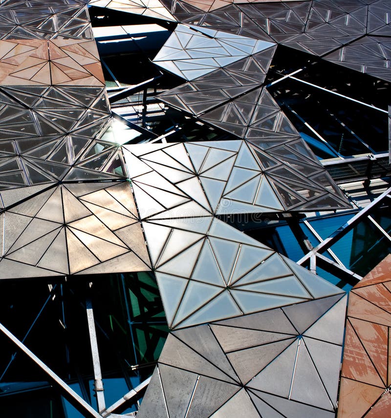 Federation Square Design. editorial photography. Image of square - 50975727