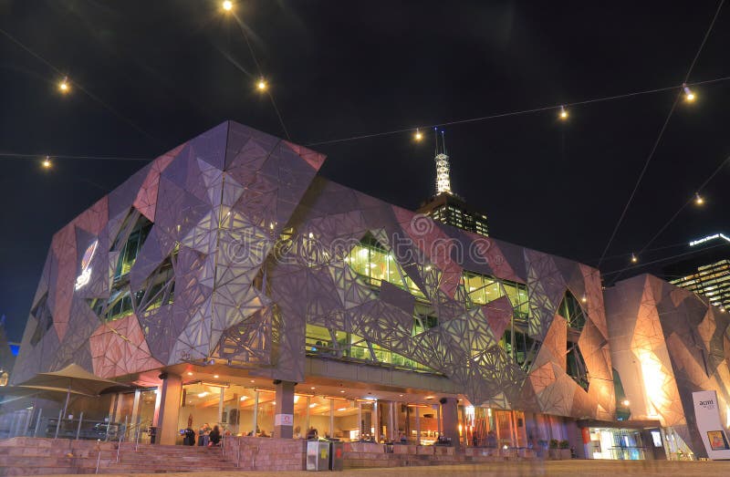 Federation Square Melbourne Australia Editorial Stock Image - Image of ...