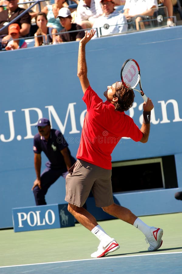 Federer Roger Champion US Open 2008 (85) Editorial Photography - Image ...