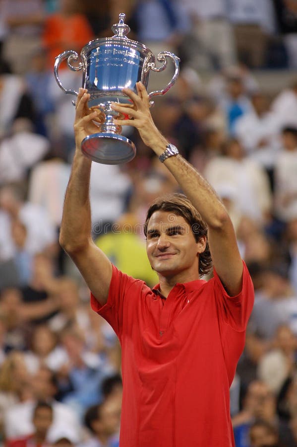 Federer Roger Champion US Open 2008 (104) Editorial Photography - Image ...