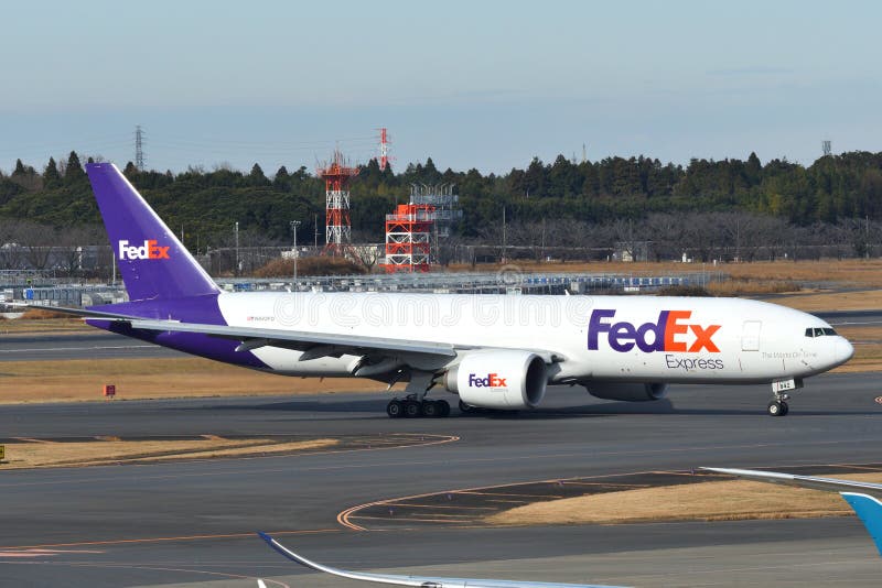 FedEx Boeing B777F (N842FD) Freighter. Editorial Photography - Image of ...