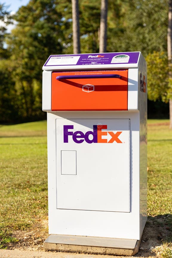 FedEx Drop Box Near Other Mail Boxes Editorial Photography - Image of ...