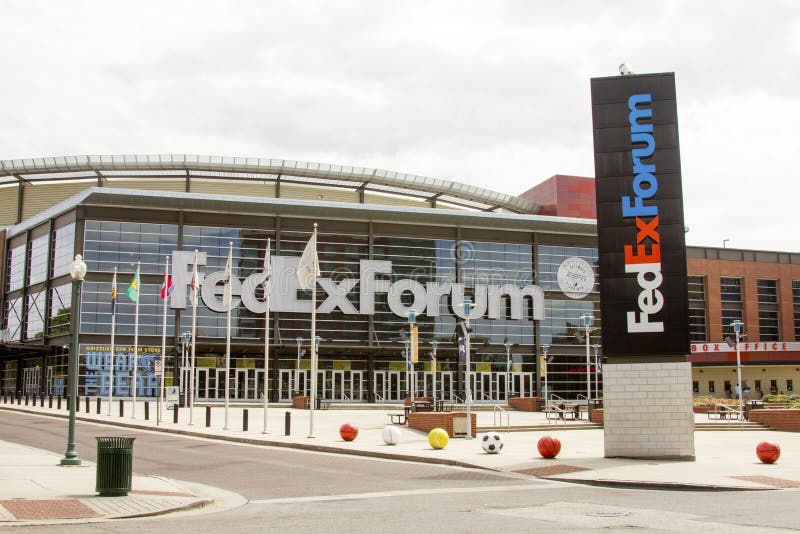 FedEx Forum, Memphis, TN redactionele fotografie. Image of tennessee ...