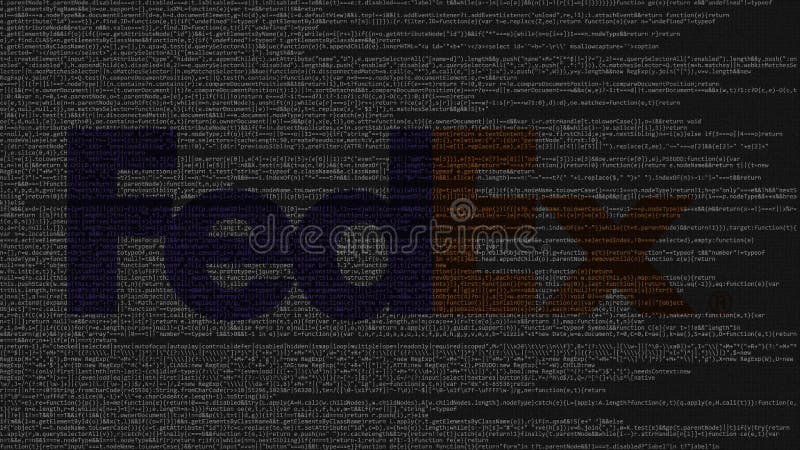 FedEx Logo Made of Source Code on Computer Screen. Editorial Loopable Animation Stock Footage ...