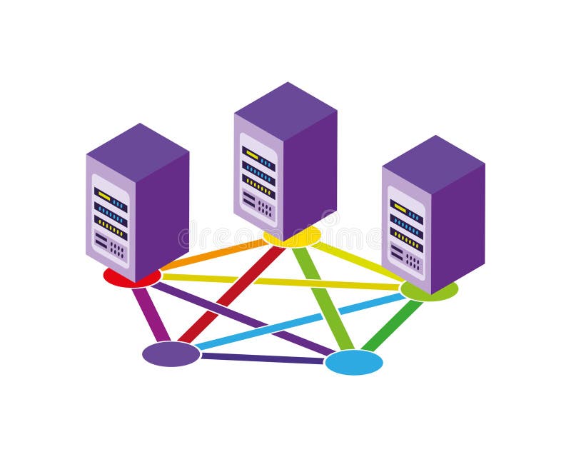 Fediverse New Platform Connection Stock Vector - Illustration of ...