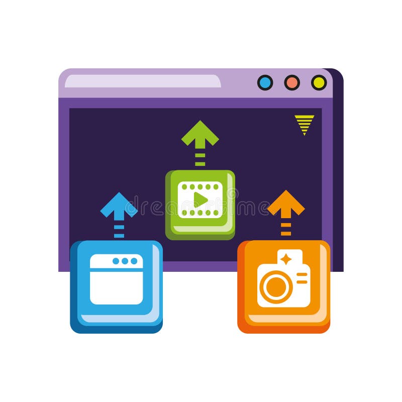 Fediverse Social Media Service Stock Vector - Illustration of fediverse ...