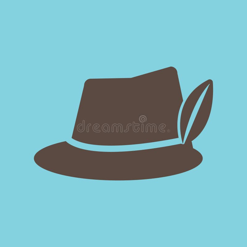 Fedora Hat. Vector Illustration Decorative Design Stock Vector ...
