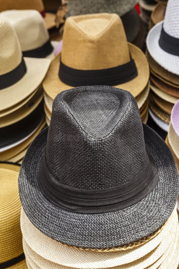 Fedora hats on white stock image. Image of stylish, objects - 29944769