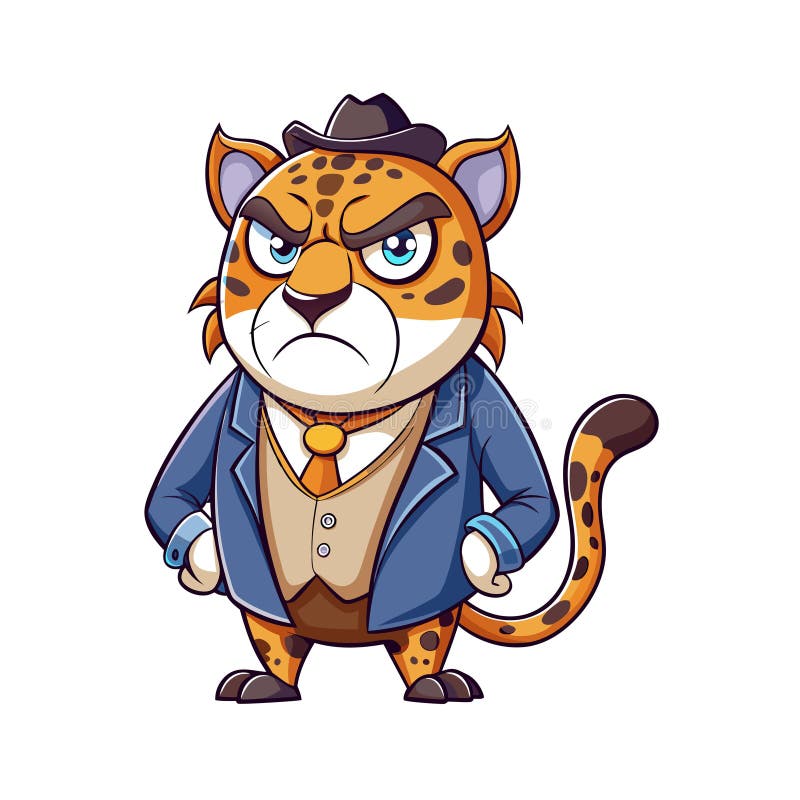 Feeble Jaguar Sculpting Art Illustration Stock Image - Illustration of ...