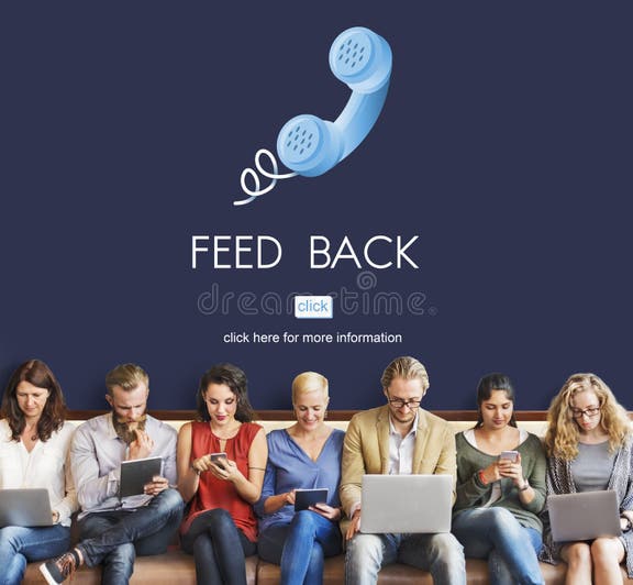 Feed Back Answer Communication Reply Report Concept Stock Photo - Image ...