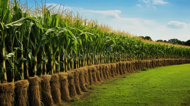Feed corn silage de stock photo. Image of forage, ensiling - 305890278