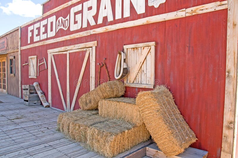 Feed and Grain Store stock photo. Image of rustic, vintage - 8529574