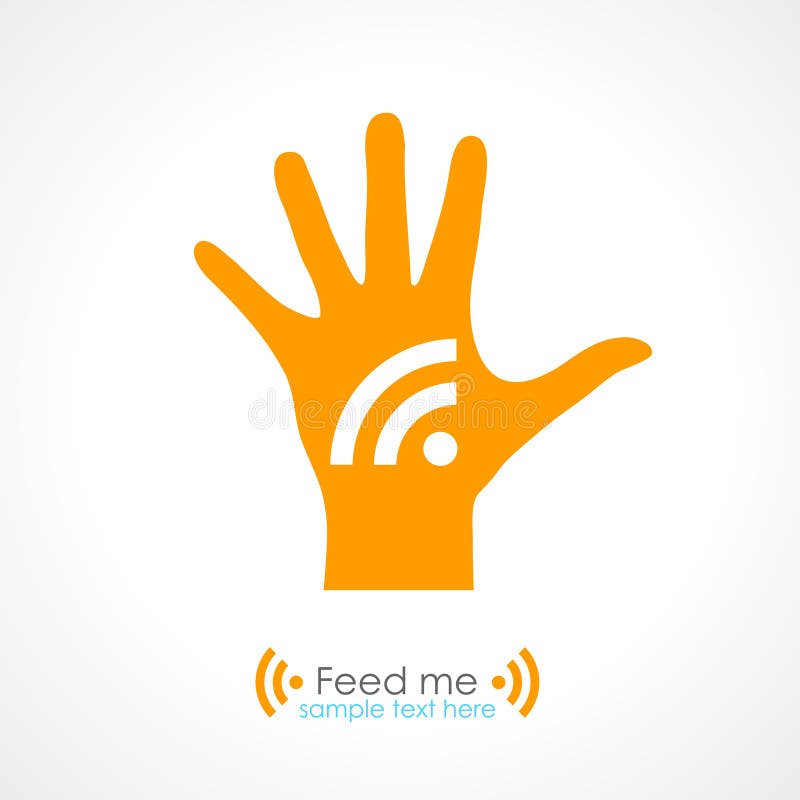 Feed me stock vector. Illustration of computer, article - 29141943