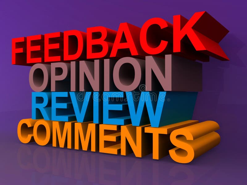 Feedback background stock illustration. Illustration of wide - 85474899