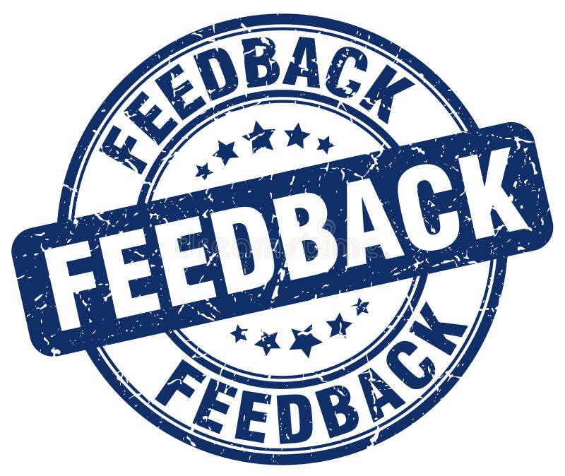 Feedback Blue 3d Realistic Paper Speech Bubble Stock Vector ...