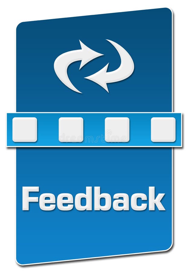 Feedback Text With Symbols stock illustration. Illustration of design ...