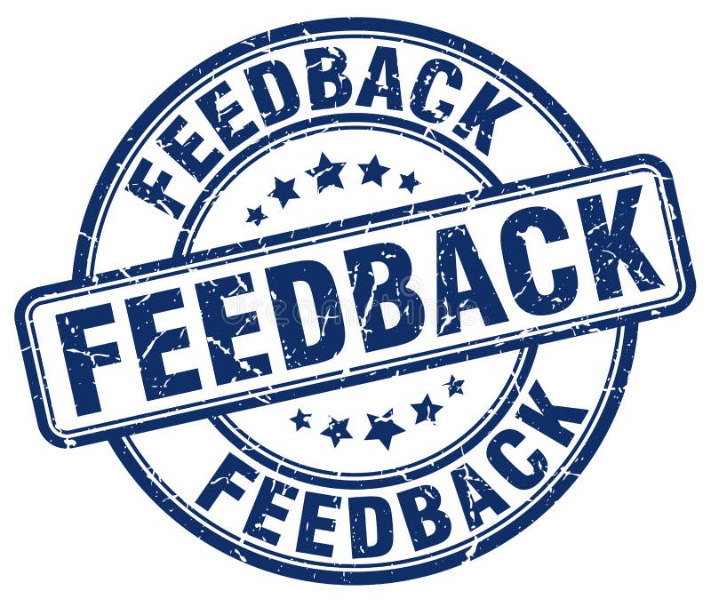 Feedback Blue 3d Realistic Paper Speech Bubble Stock Vector ...