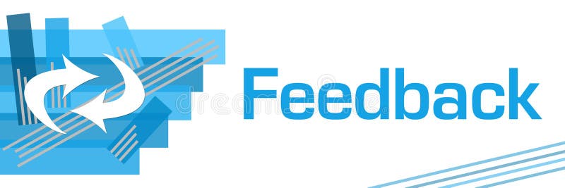 Feedback Text With Symbols stock illustration. Illustration of ...