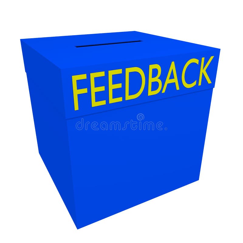 Feedback box stock illustration. Illustration of mind - 34414165