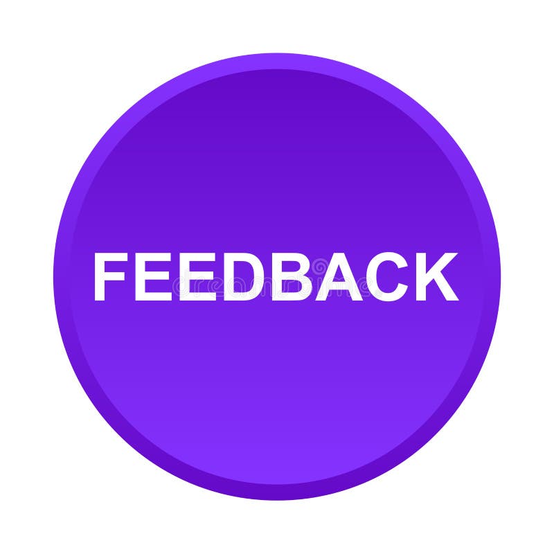 Feedback button stock vector. Illustration of customer - 131250002