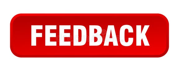 Feedback Button. Feedback Square 3d Push Button Stock Vector ...