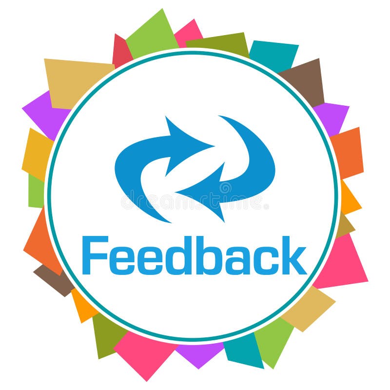 Feedback Colorful Symbols Banner Stock Illustration - Illustration of ...