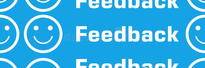 Feedback Text With Symbols stock illustration. Illustration of ...