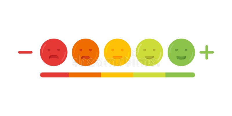 Feedback Emoticon Emoji Smile Icon Illustration Stock Illustration ...