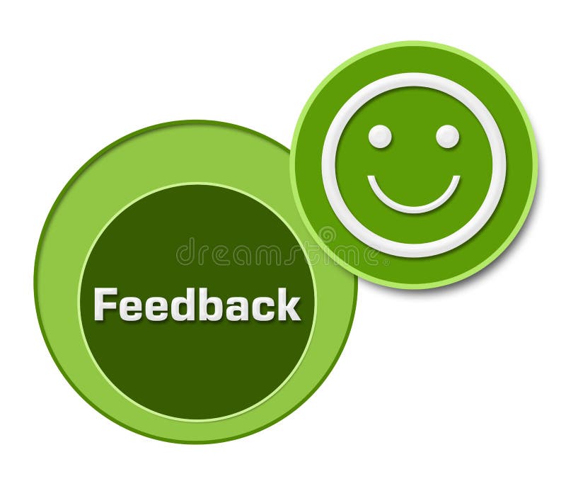 Feedback Text With Symbols stock illustration. Illustration of design ...