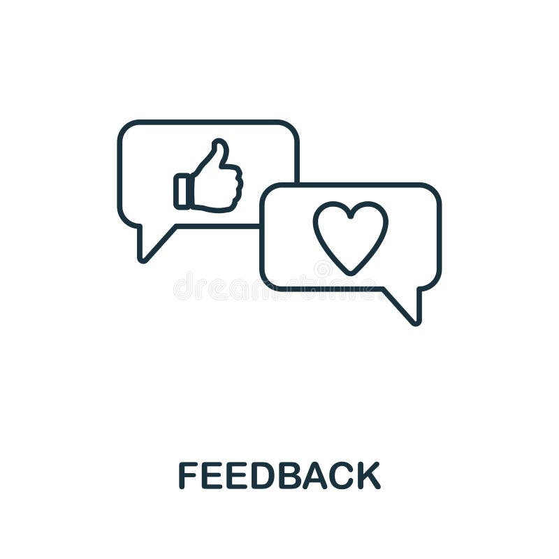 Feedback Icon. Simple Element from Agile Method Collection. Filled ...