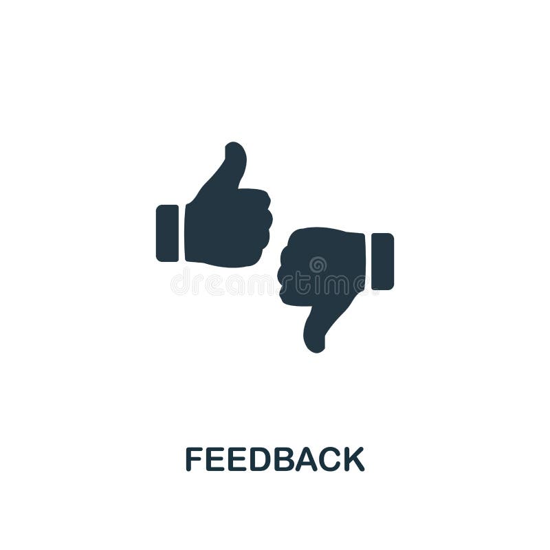 Feedback Icon. Simple Element from Agile Method Collection. Filled ...