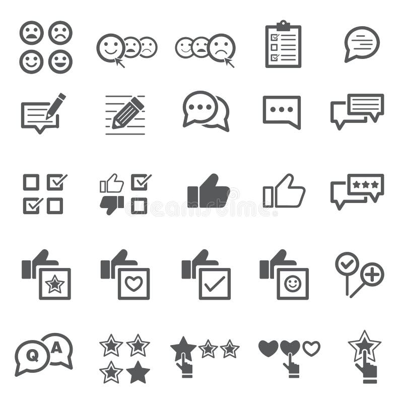 Feedback Icon for Android, IOS Applications and Web Applications Stock ...