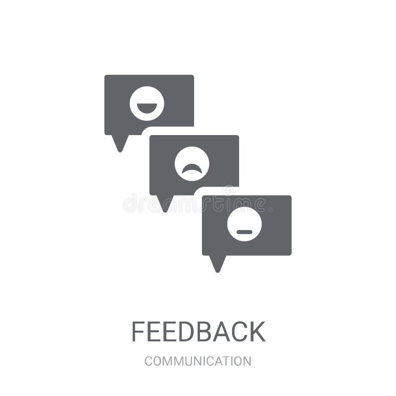 Feedback Icon. Trendy Feedback Logo Concept on White Background Stock ...