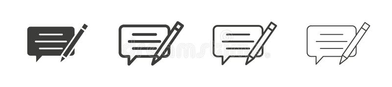 Feedback Icon Vector Set on White Background Stock Vector ...