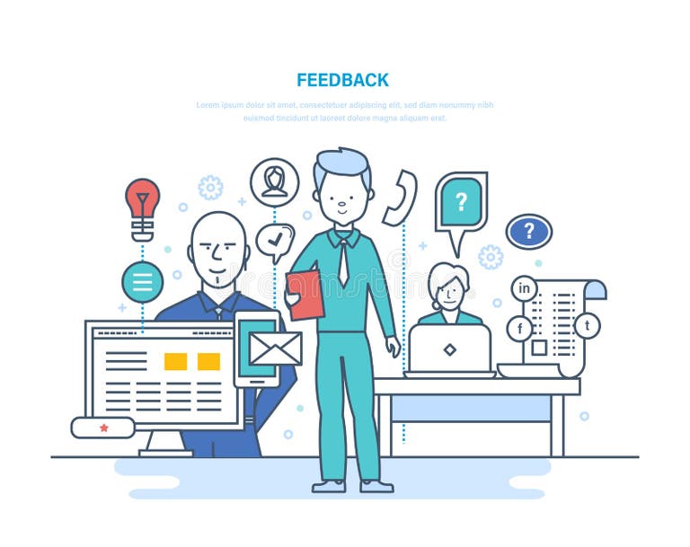 Feedback, Interaction through Means of Communication, Social Networks ...