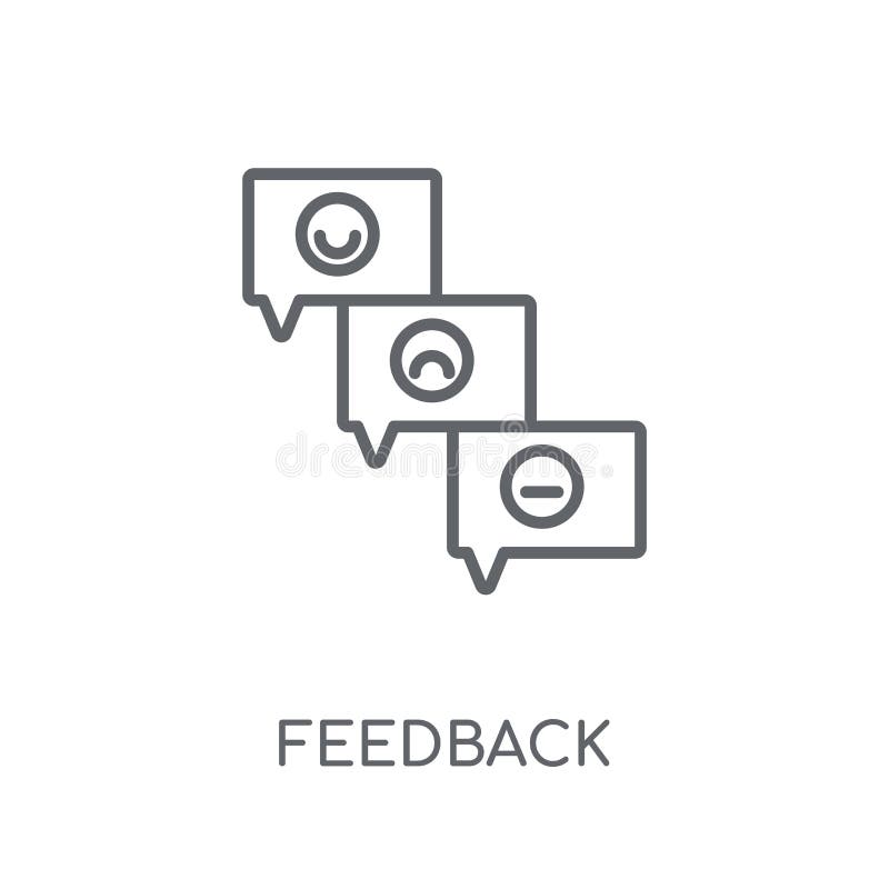 Feedback Icon. Trendy Feedback Logo Concept on White Background Stock ...